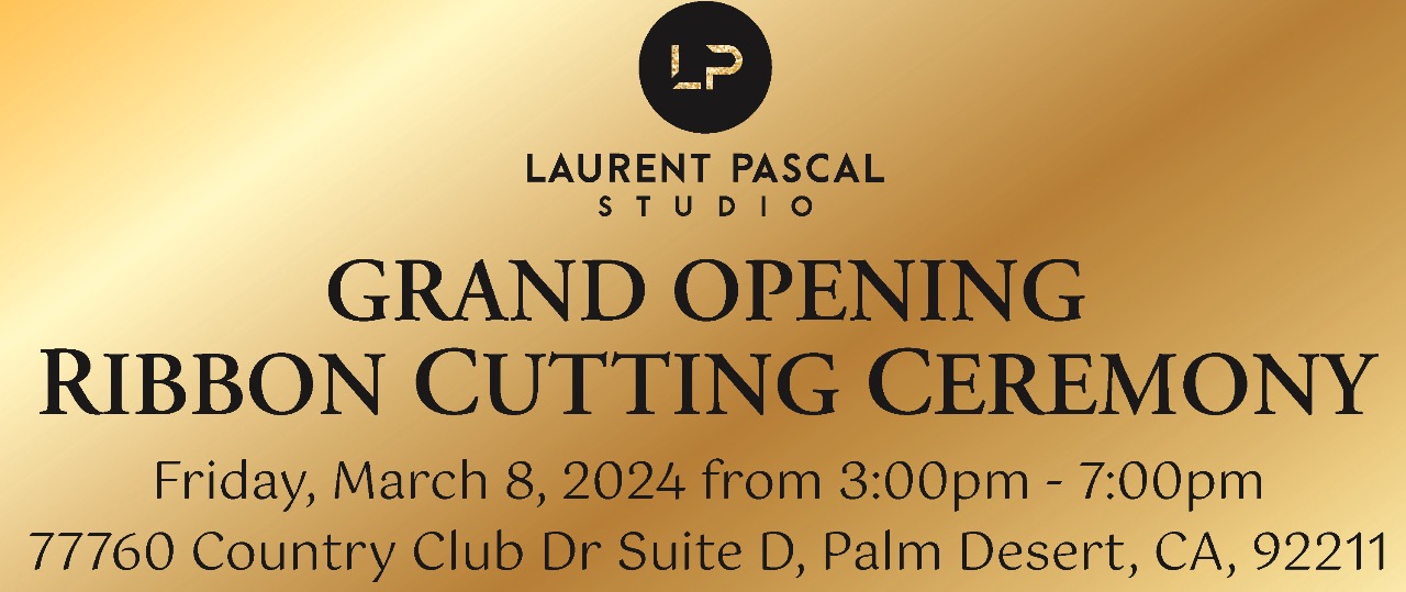 “Ribbon Cutting” for Laurent Pascal Studio – David Perry & Associates